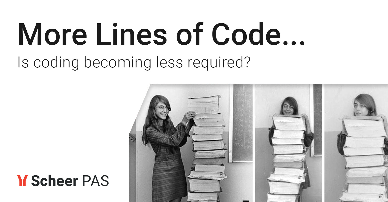 Now we need more than 145,000 lines of code... - Scheer PAS